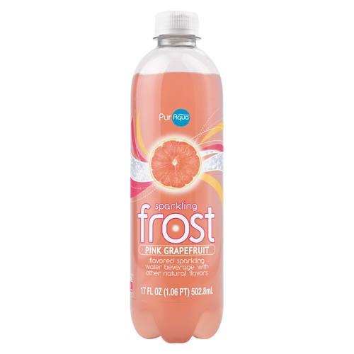 PurAqua Pink Grapefruit Sparkling Flavored Frost Water, 17 fl oz